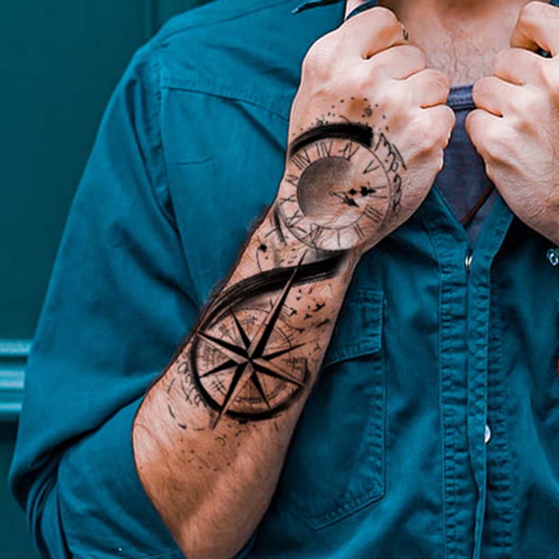 Long Lasting 15 Days Tattoo Sticker Waterproof Non-Reflective Temporary ...