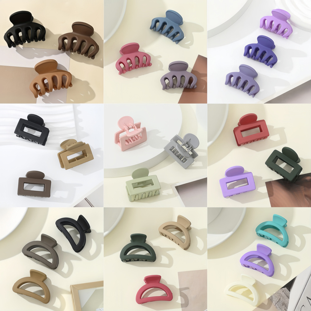 3pcs Small Matte Matte Hair Clip Girl Mini Cute Colorful Hair Clip ...