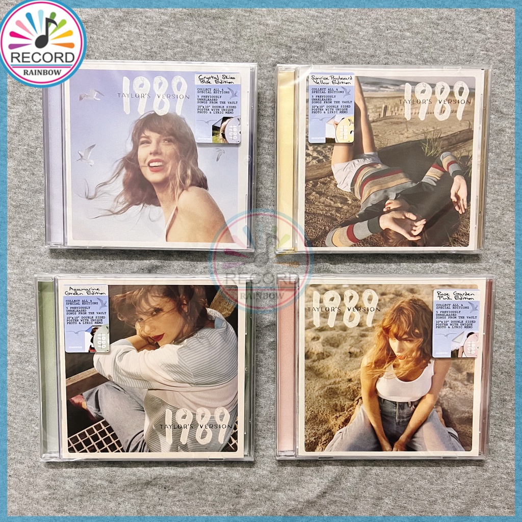 Taylor Swift 1989 Taylor's Version Crystal Skies Blue,Aquamarine Green ...