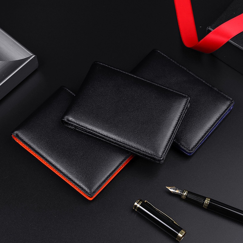 RFID Blocking Men Wallets Leather Ultra Thin Mini Wallet for Men ...