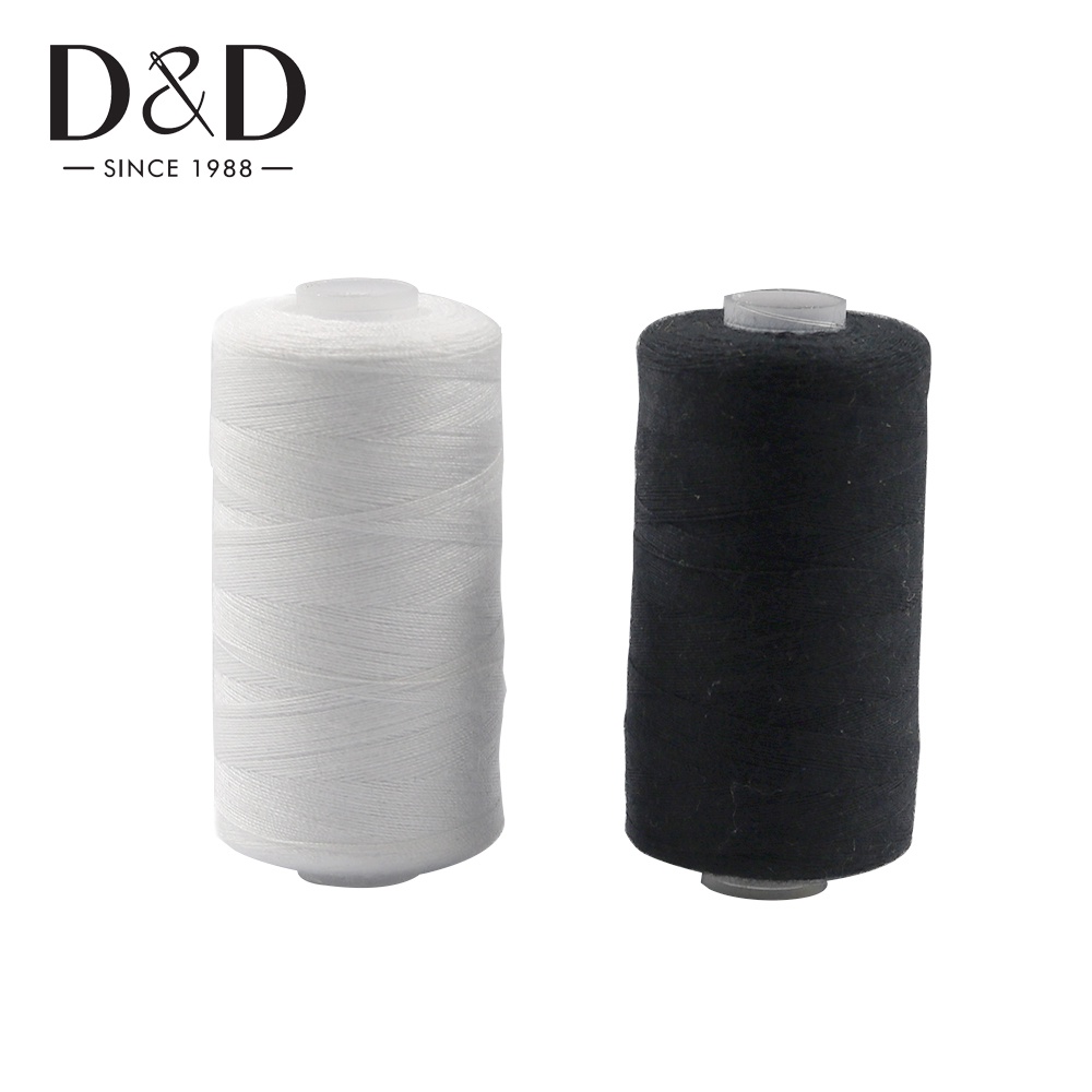 2Pcs 500M Sewing Thread Polyester Thread Set Strong And Durable Black ...