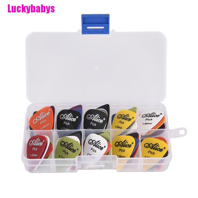 Luckybabys♪ 50Pcs/Set Electric Guitar Pick Acoustic Music Picks ...