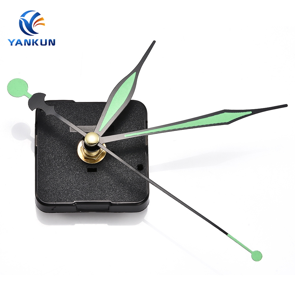 Silent Quartz Wall Clock Spindle Movement Mechanism Noctilucent Cross ...