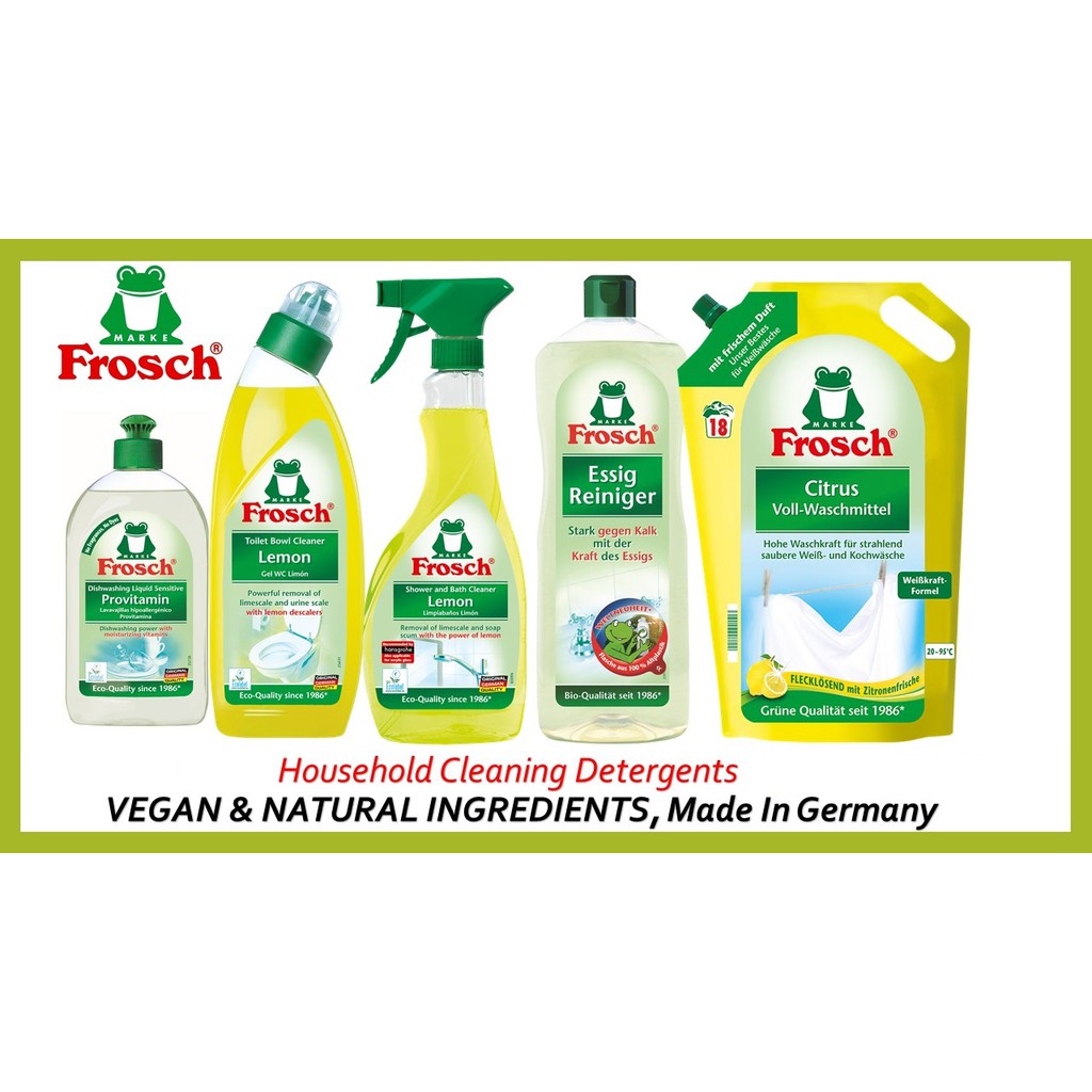 Frosch Eco-friendly Detergent Bundle ( 5pcs ) | Shopee Singapore