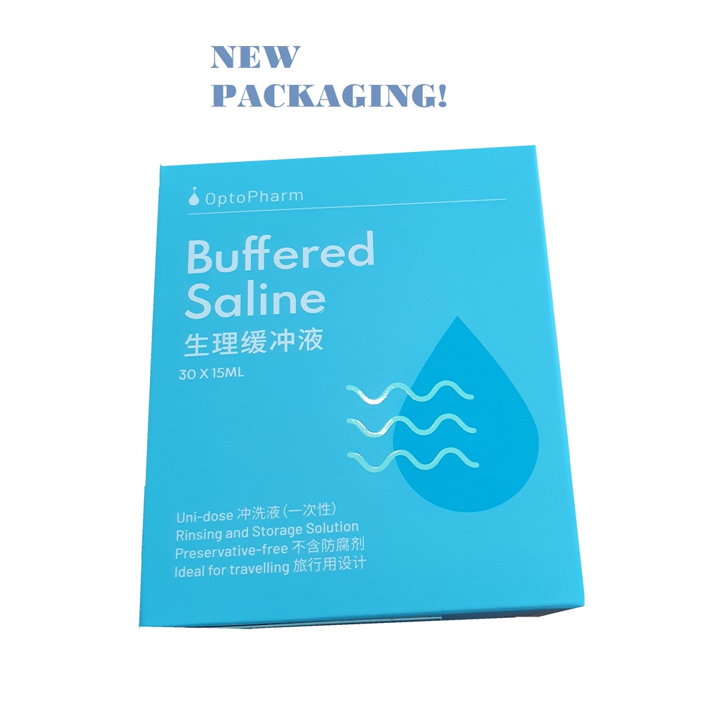 Opto-Pharm Buffered Saline Travel Pack 30x15ml | Shopee Singapore