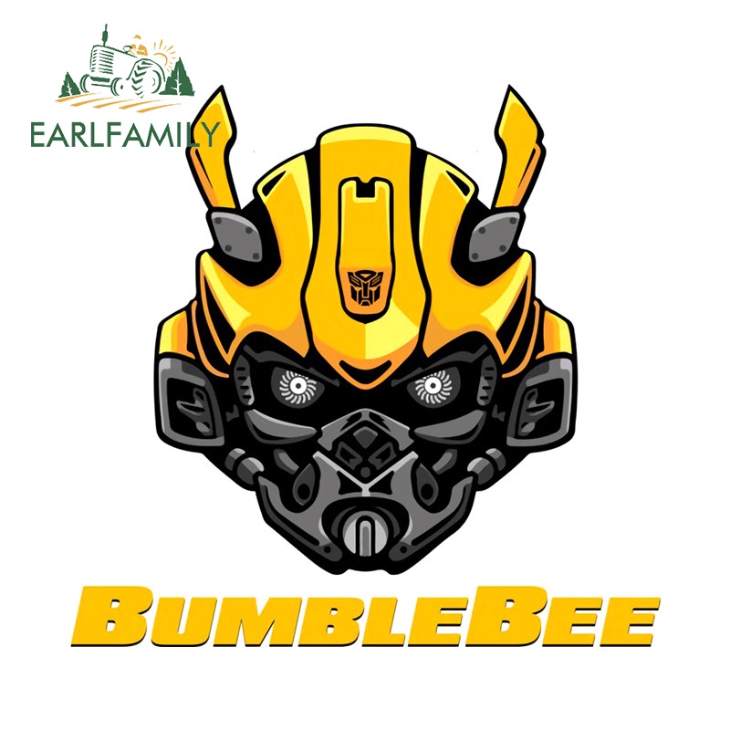 EARLFAMILY 13cm x 12.4cm Car Stickers for BUMBLEBEE Graffiti Surfboard ...