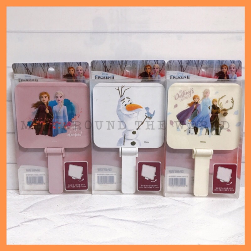 Korea Frozen Folding Standing Mirror Hand Elsa Snow Treasure Portable ...