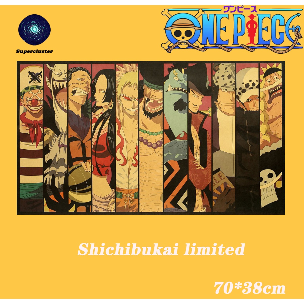 One Piece Shichibukai Wallpaper One Piece Poster Wanted Luffy Zoro