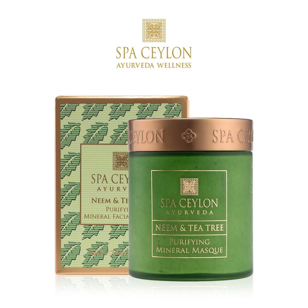 Spa Ceylon Ayurveda Neem & Tea Tree Purifying Mineral Masque (200g ...