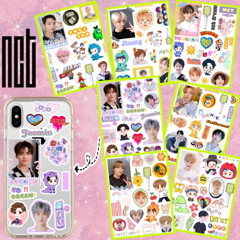 NCT DREAM Aesthetic Cute Deco Stickers (Cuted) Renjun Jaemin Chenle ...