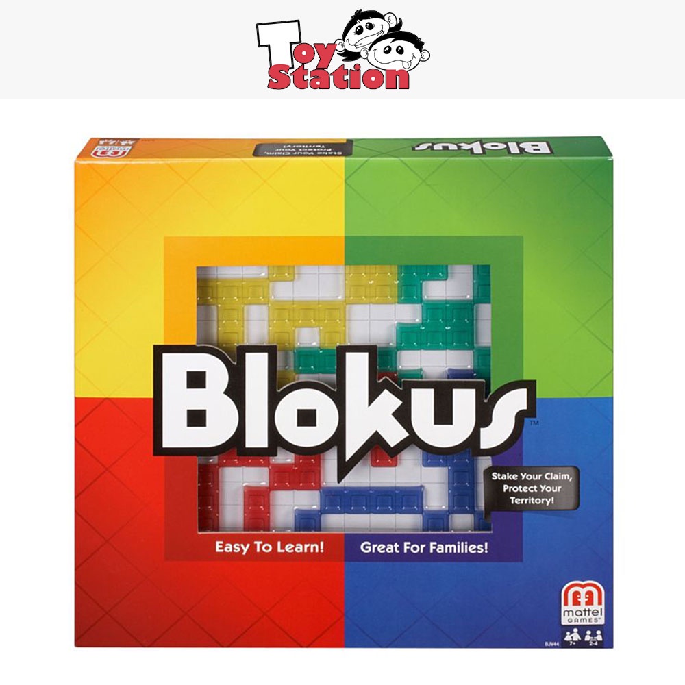Mattel Games Blokus Classic Abstract Strategy Board Game | Shopee Singapore