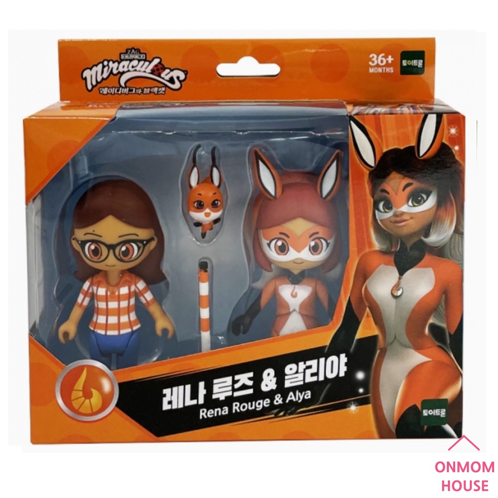 [Miraculous Ladybug] Action Figure Doll Rena Rouge & Alya Collectible ...
