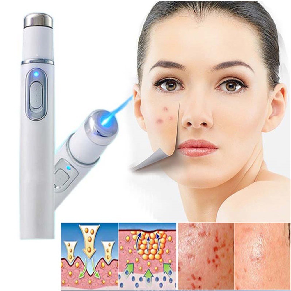 Beauty Device Face Skin Care Tool Blue Light Therapy Scar Remover Acne ...