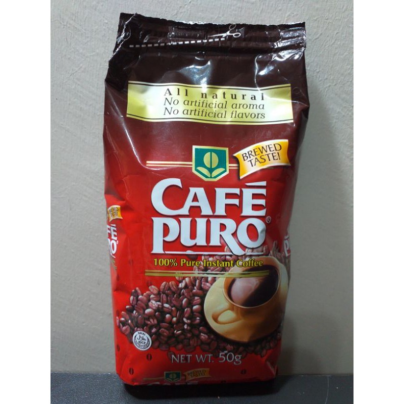 Cafe Puro 50g ( 100% pure instant coffee ) | Shopee Singapore