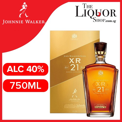 Johnnie Walker XR 21 Years 750ml | Shopee Singapore