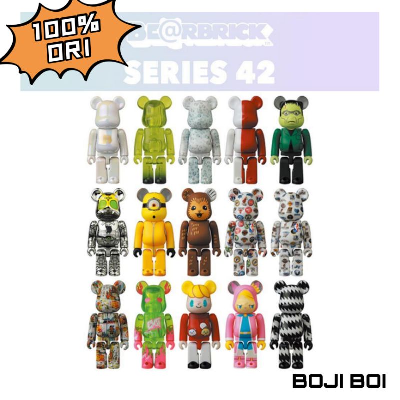 Medicom Toy Bearbrick 100% Blind Box Series 42 7cm Bearbricks S42 Bear ...