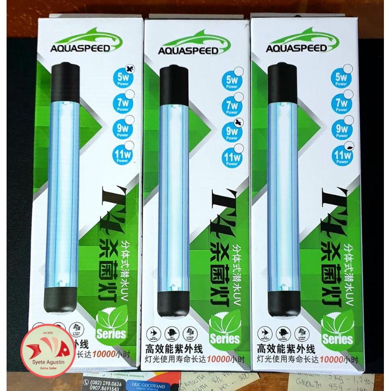 Aquaspeed Aquarium Submersible UV Light (5/9/11watts) | Shopee Singapore