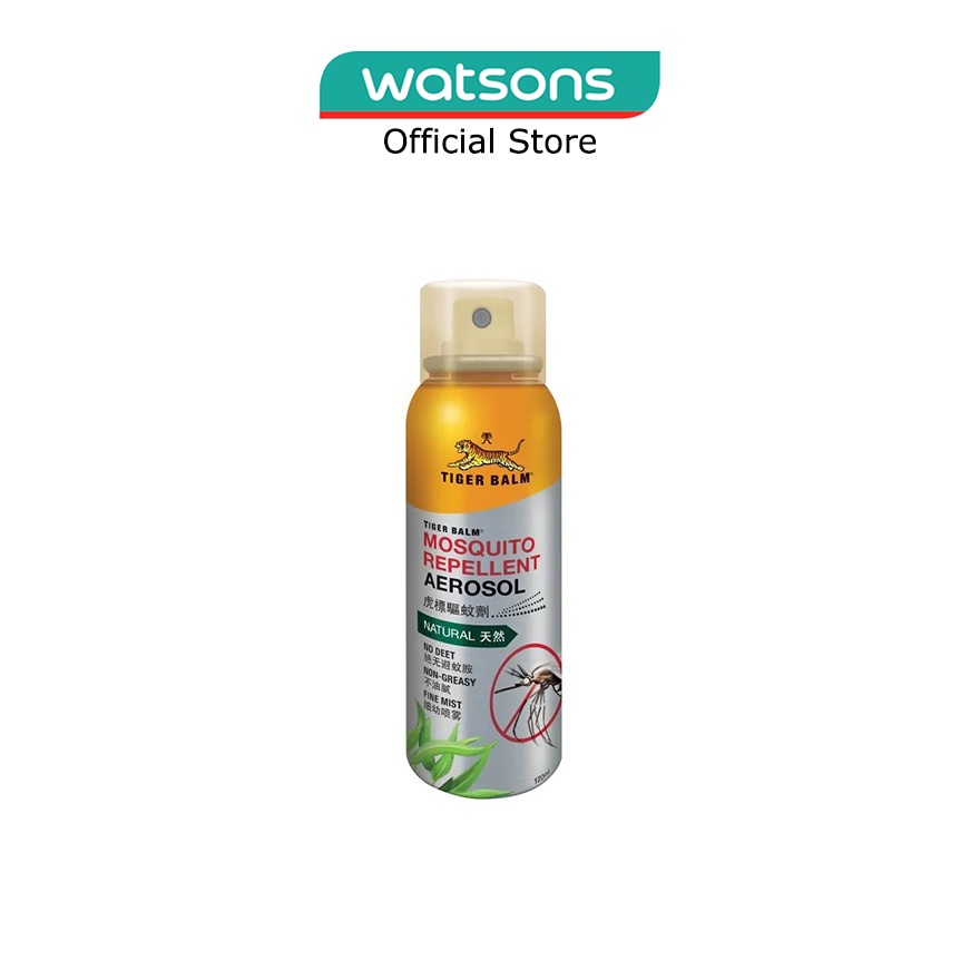 TIGER Mosquito Repellent Patch Aerosol Spray 120Ml | Shopee Singapore