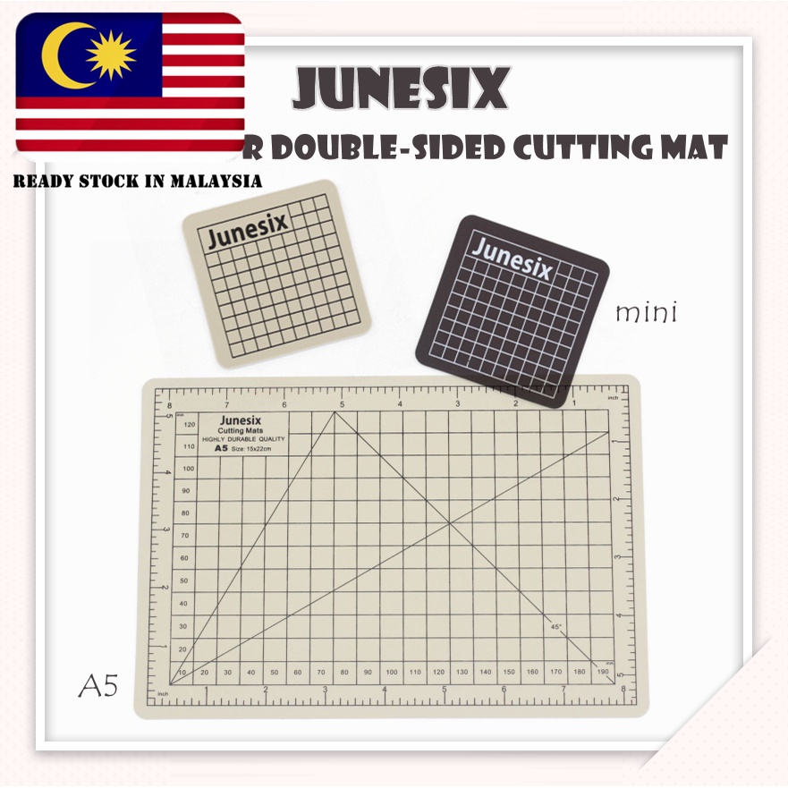 Junesix Mini / A5 / A4 Size Two-color Double-sided Cutting Mat ...