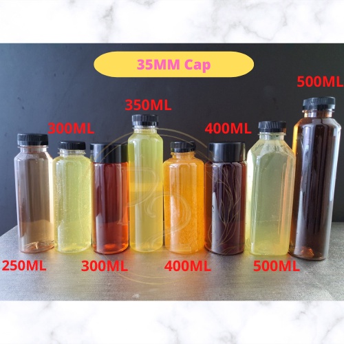 Plastic Bottle 35MM Wide Mouth Cap 250Ml / 300ML / 350Ml / 400ML ...