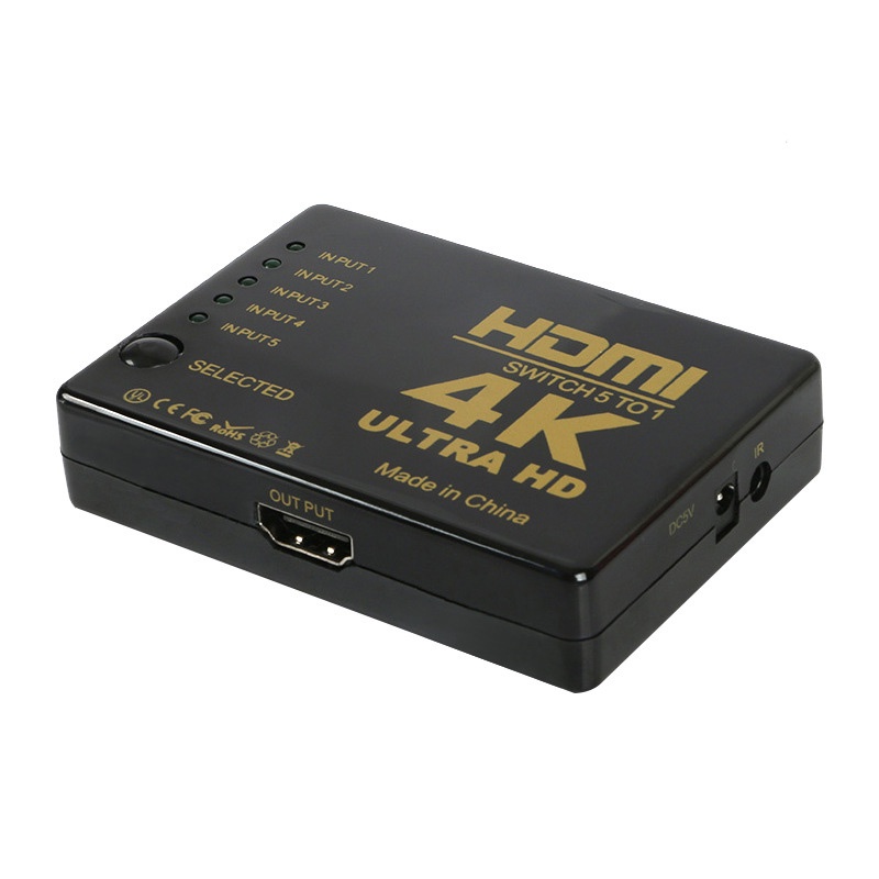 HDMI Switch 4K High Speed HDMI Splitter 3In1 Out Ultra HD HDMI Switcher ...