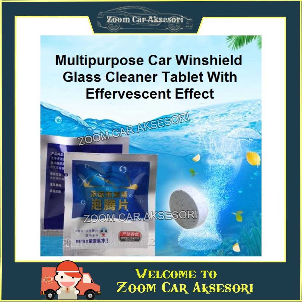 HOT Car Windshield Glass Cleaner Tablet Concentrated Wash Water Wiper ...