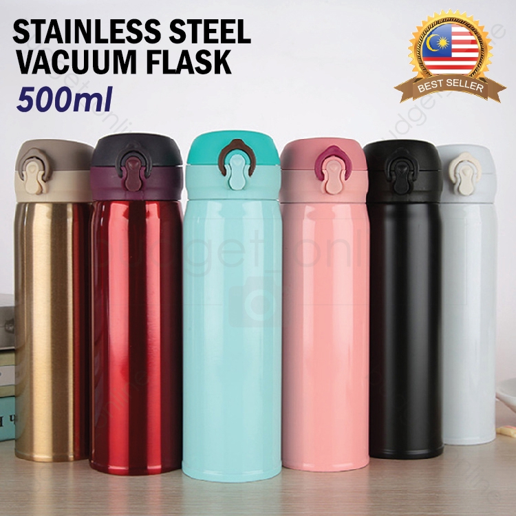Stainless Steel Thermal Vacuum Flask Water Container Insulated Cup ...
