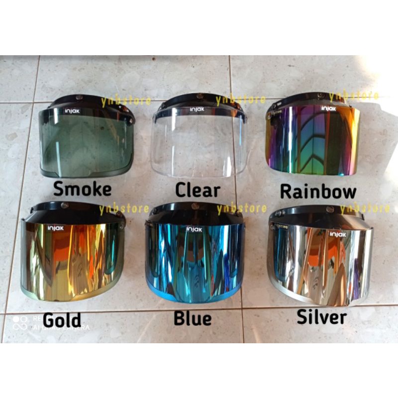 Original Full Color Flat Glass | Flat Visor Glass Stepped | Shopee ...