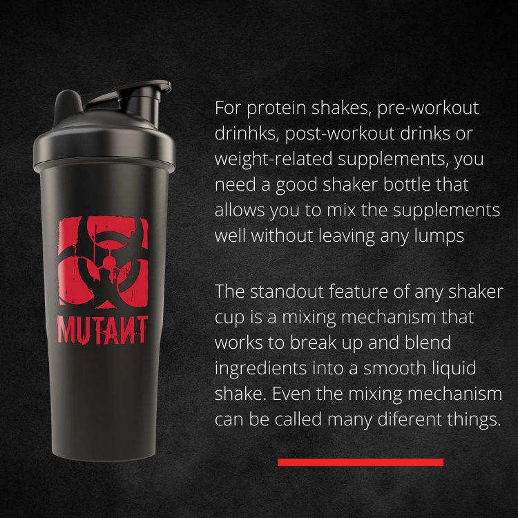 Mutant Mutant Deluxe All-In Shaker Cup, Water bottle, BPA Free, Matte ...