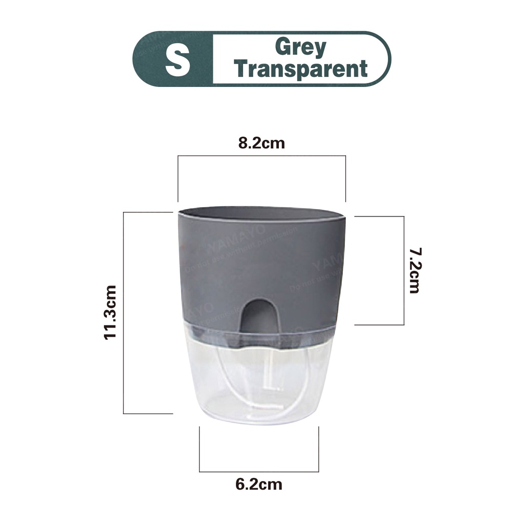 Self-watering Plastic Flower Pot || Automatic Water Absorption Double ...