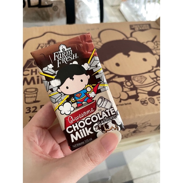 Farm Fresh Chocolate Milk 125ml x 32packets | Shopee Singapore