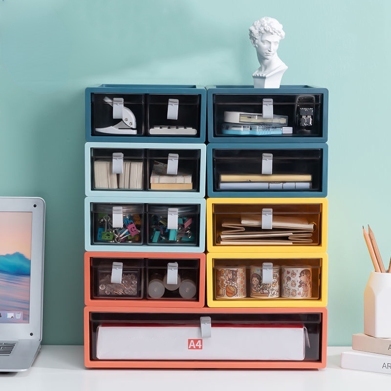 YOULITE Drawer Computer Desktop Storage Box Organizer Desk Stationery ...