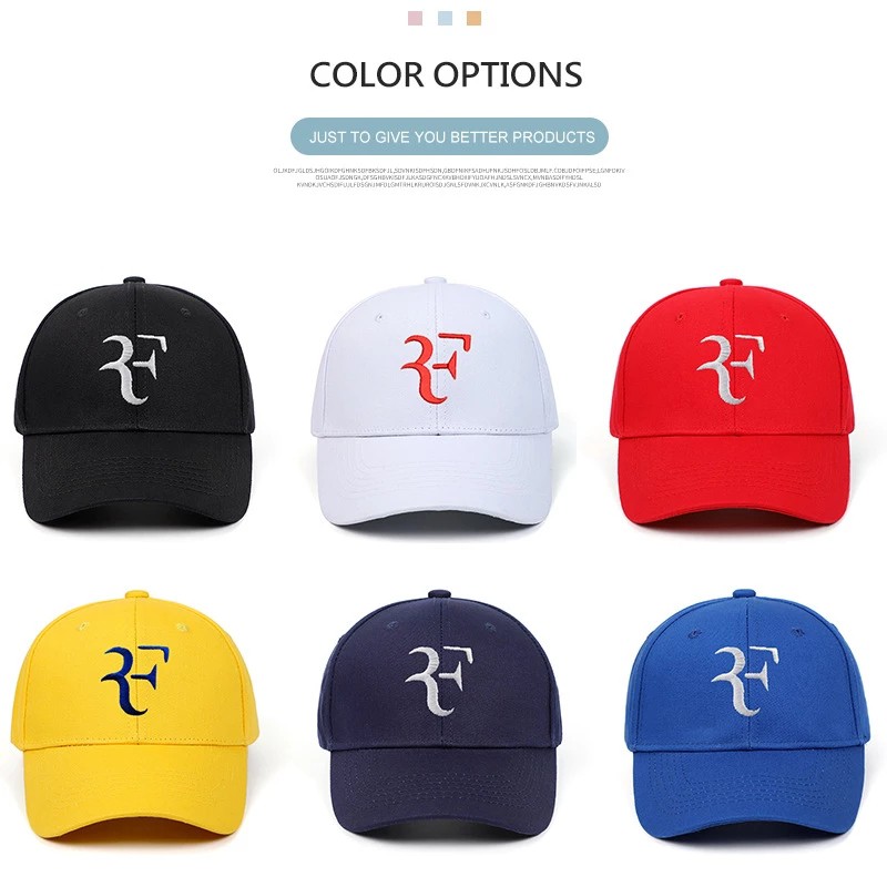 Roger Federer Tennis Star Baseball Hat Father's Day Baseball Cap Cotton ...