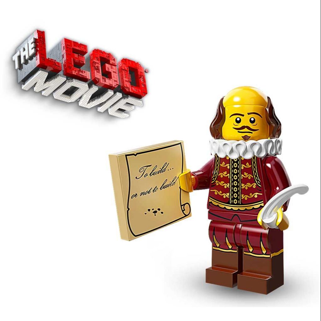 LEGO Movie Minifigure Series 1 - William Shakespeare | Shopee Singapore
