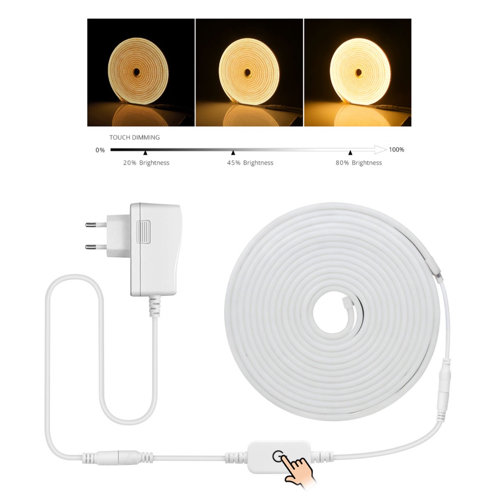 LED Neon Light Strip 12V Hand Touch Motion Sensor Sign 12V Lamp Tape ...