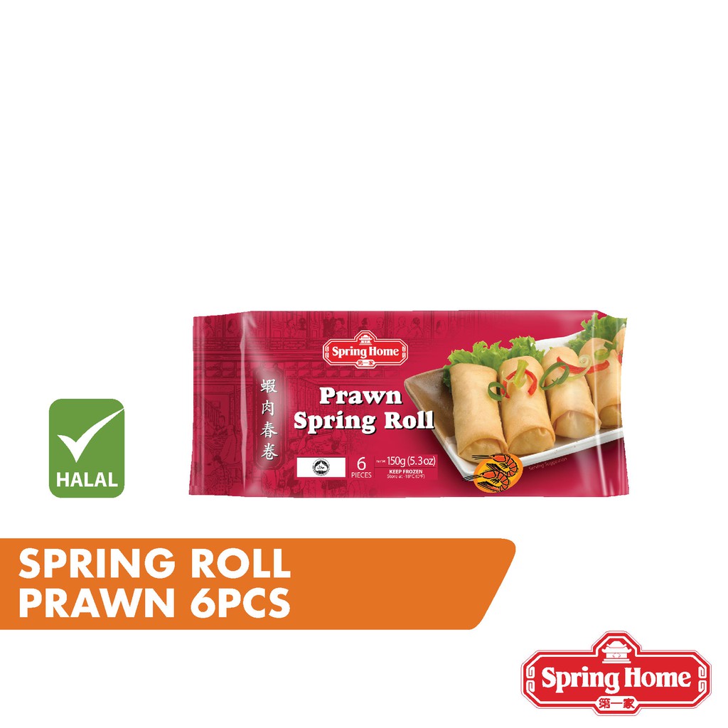 Spring Home Prawn Spring Roll (6pcs) | Shopee Singapore