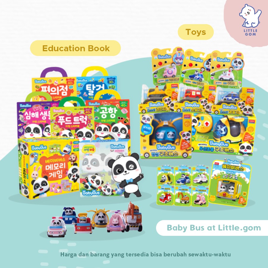 Babybus diecast Toys, bus, remote plane original korea | Shopee Singapore
