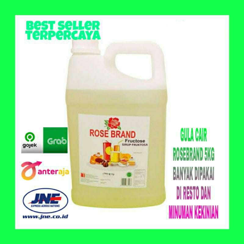Liquid Sugar Fructose Syrup Fructose Rose Brand 5kg | Shopee Singapore