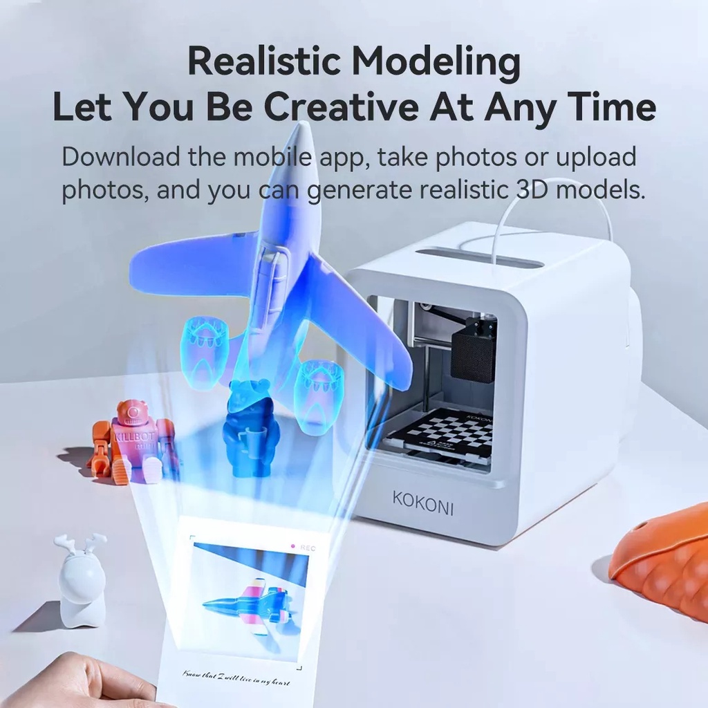 🔥🔥🔥READY STOCK【Long endurance】 NEW Multifunctional smart 3D Printer app ...
