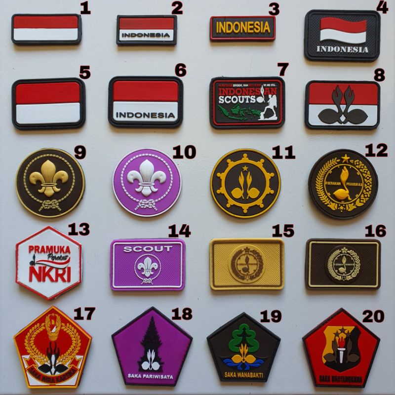 Rubber patch logo scout/wosm/scotut/rescue rubber patch scout/ patch ...