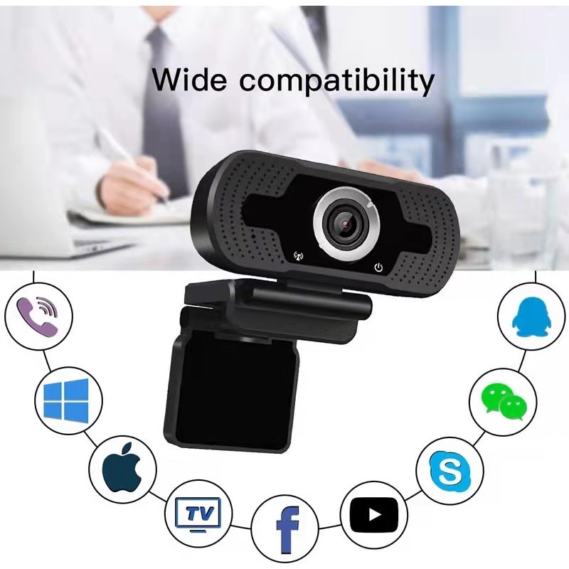 🔥【SG Ready Stock】🔥 1080P 2K FULL HD Webcam Web Camera with Microphone ...