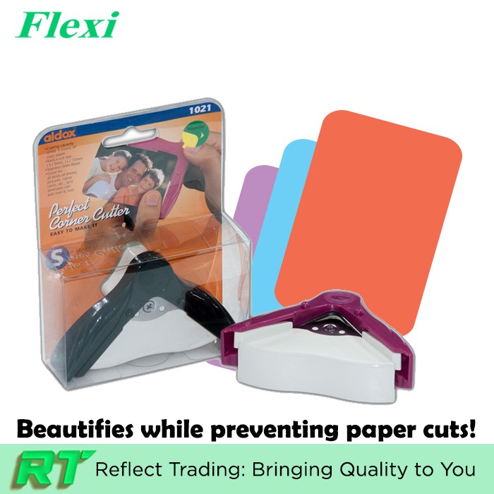 Flexi Safe and Sharp Paper Corner Cutter, Cuts up to 4 sheets, Cuts ...
