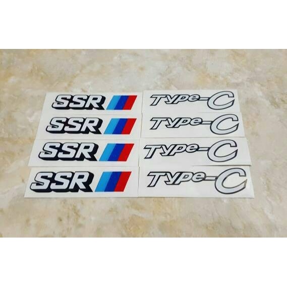 Sticker Ssr Type C Car Rims Cutting Sticker Decal Car Rims Ssr C ...