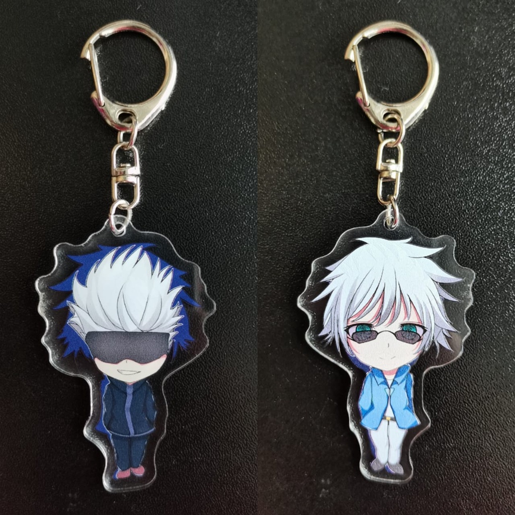 Satoru Gojo Jujutsu Kaisen Shonen Anime Chibi Fanart Acrylic Keychain ...