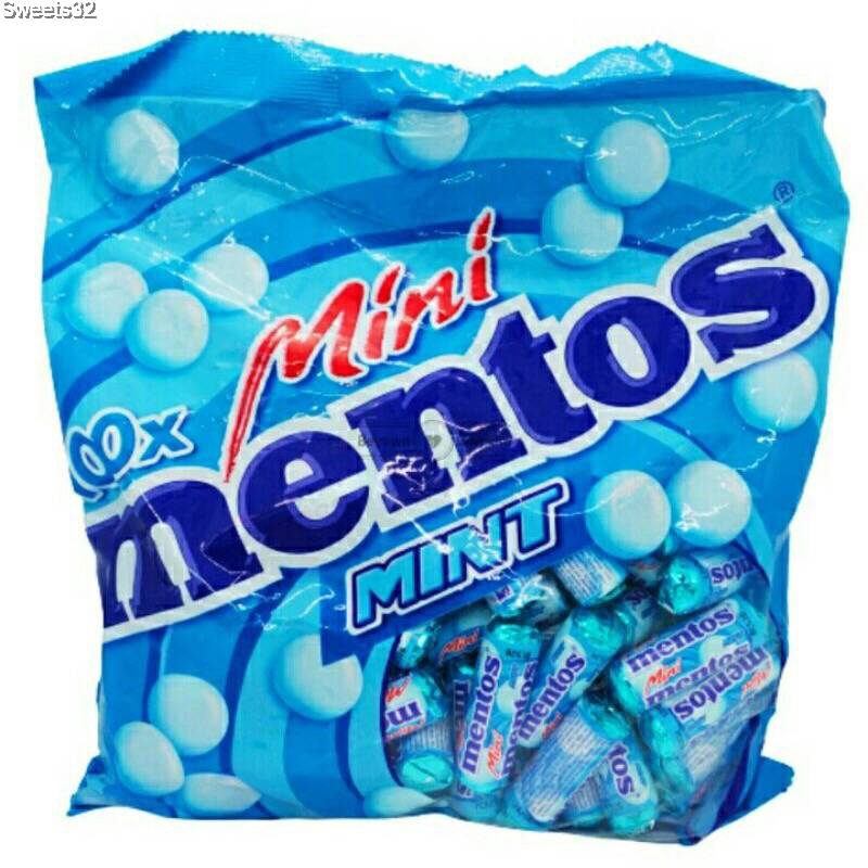 100 Rolls Mini Mentos Mint Rolls 1kg Pack HALAL | Shopee Singapore