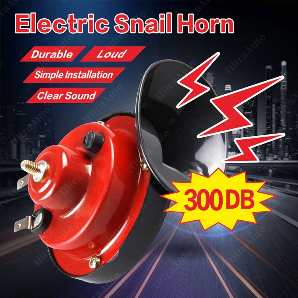 (2pcs) 12V Air Horn for Car Snail Electric Air Horn Marine Boat Loud ...