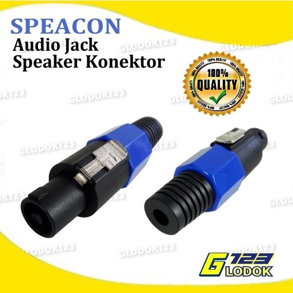 Jack Socket Audio Connector Speakon Spicon Speaker Male Female | Shopee ...