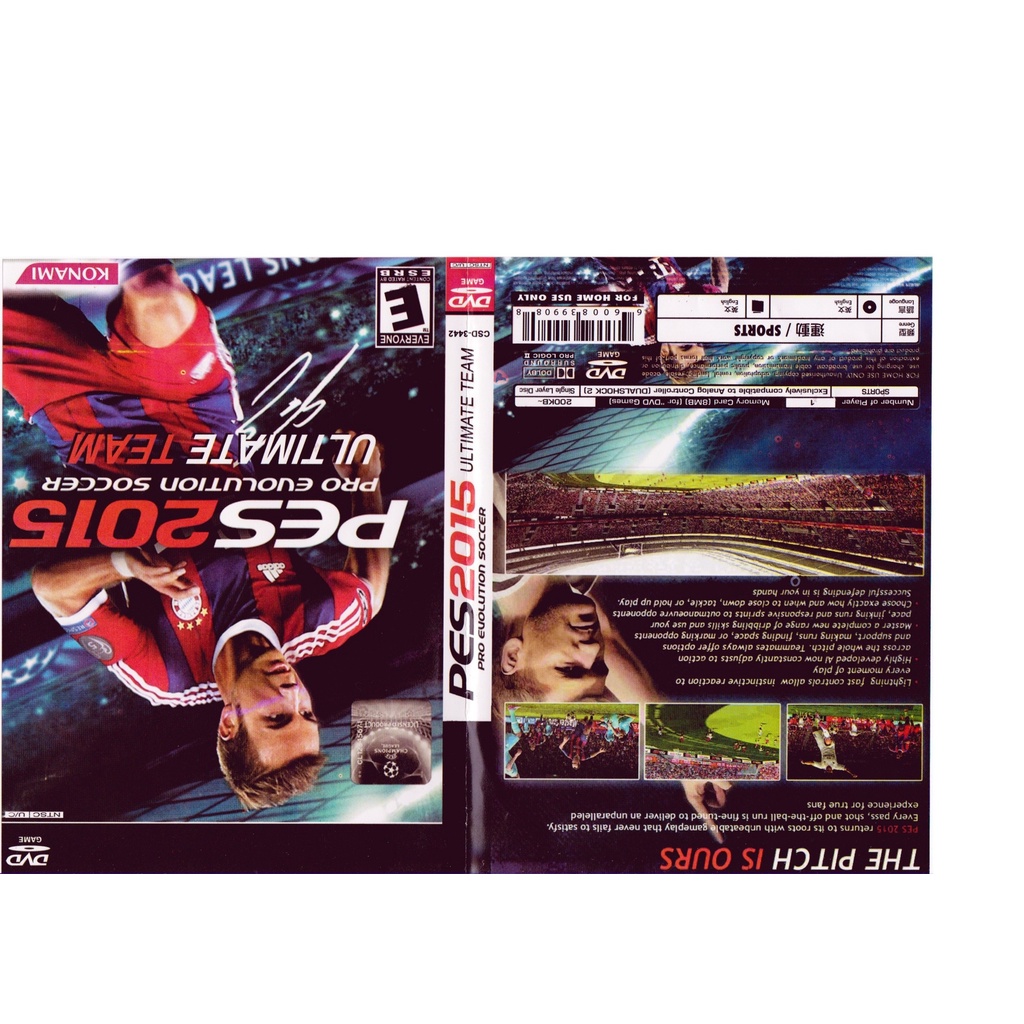 PS2 GAME COLLECTION PES 2015 (CD Version) | Shopee Singapore