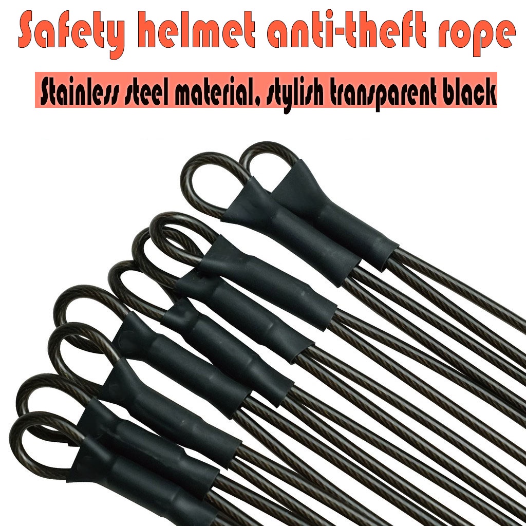 1pcs Anti-theft Rope Helmet Storage Wire Rope Storage Wire Rope ...