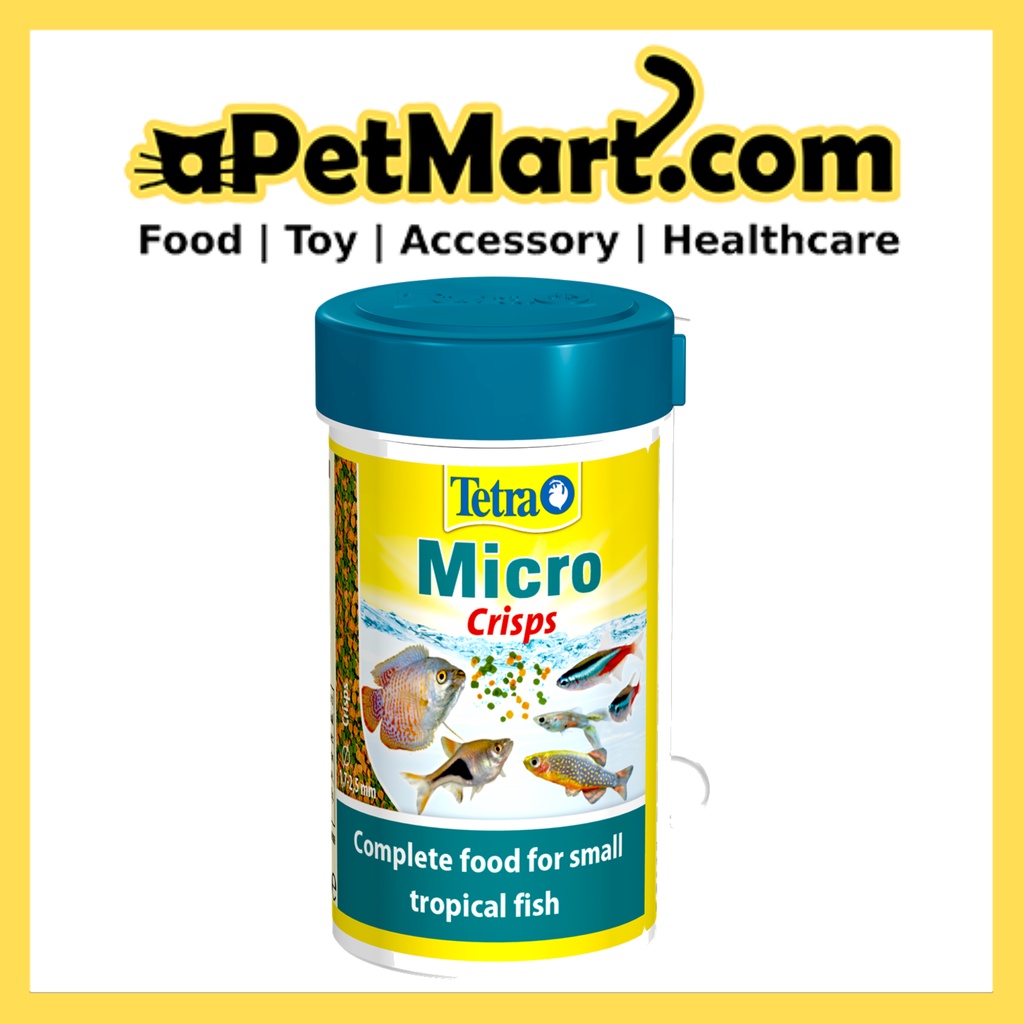 Tetra Micro Crisps Fish Food 100ml | Shopee Singapore